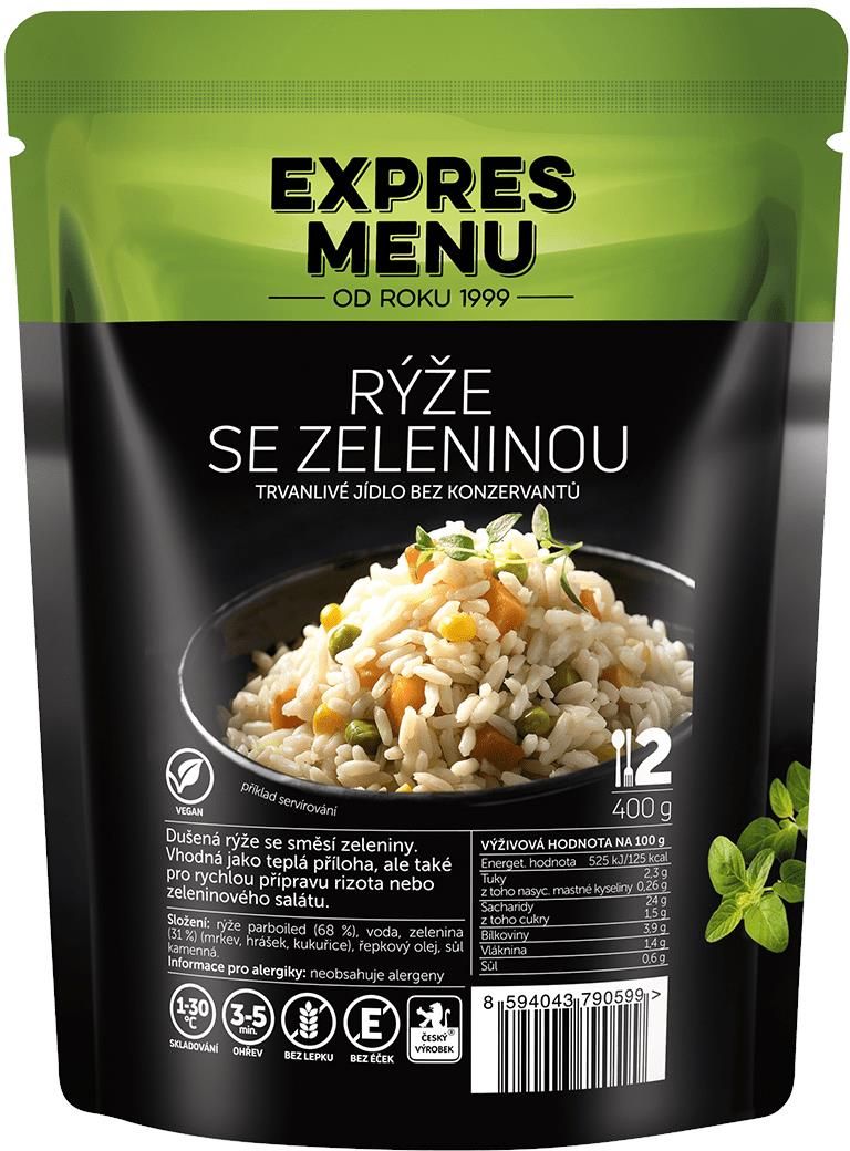 Expres Menu Express Ryż Z Warzywami 400g 2 Porcje - Ceny i opinie ...