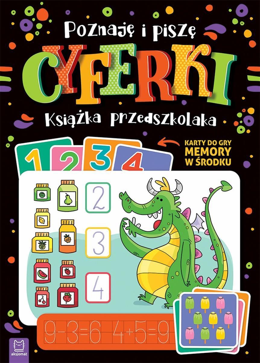 Poznaję i piszę cyferki. Książka przedszkolaka. Karty do gry memory w ...