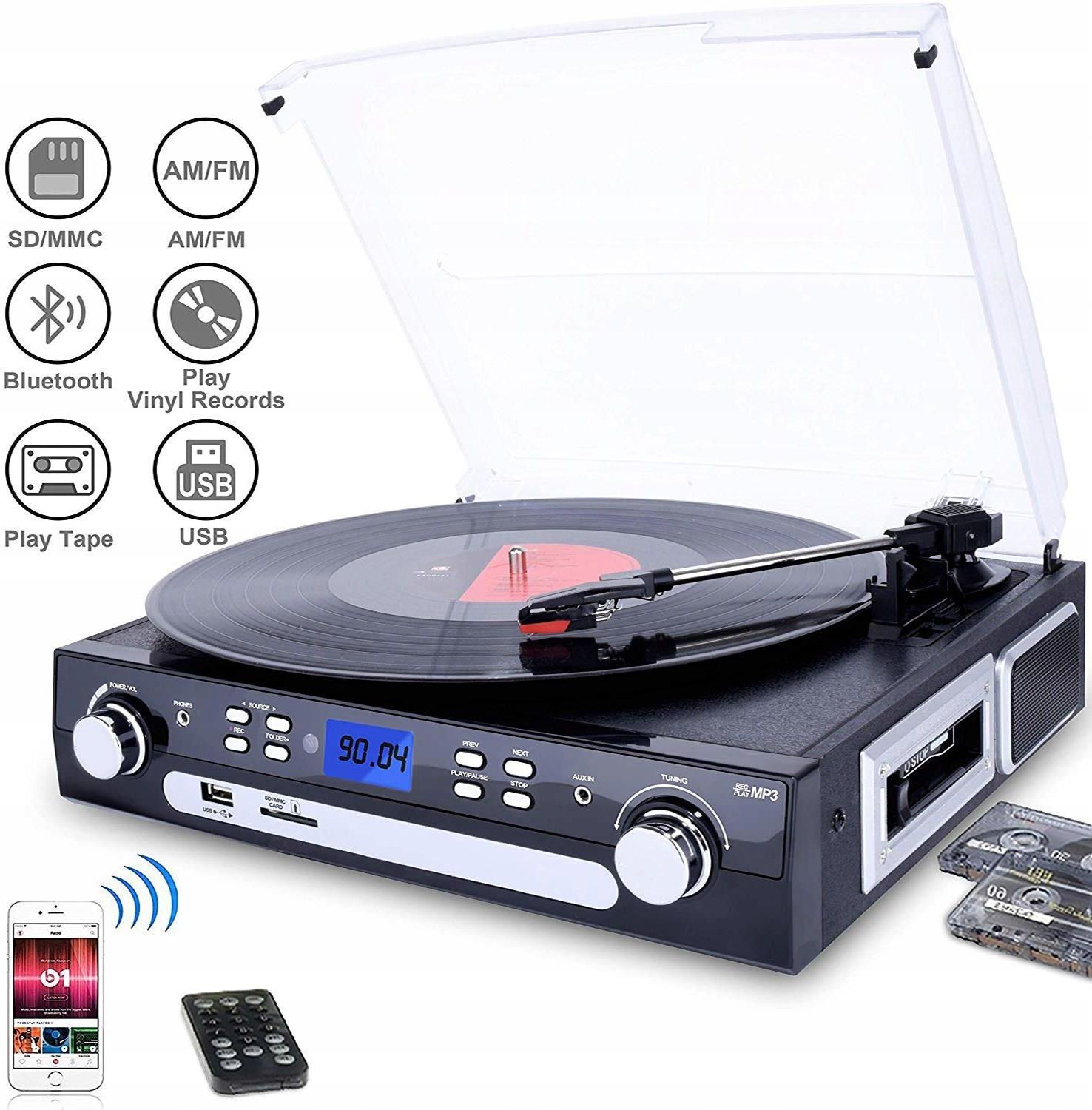 Gramofon Gramofon Digitnow M36 czarny bluetooth usb - Opinie i ceny na ...
