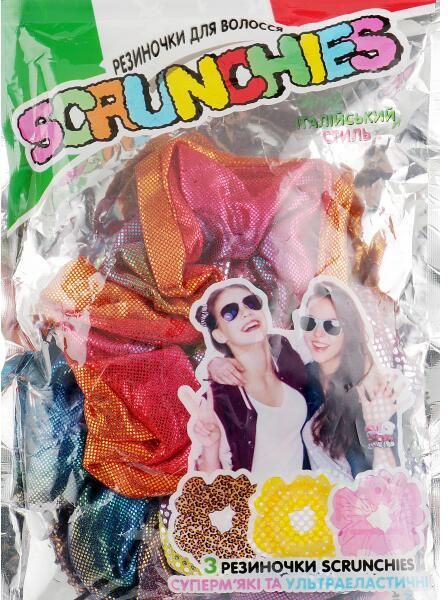 Shokky Bandz Holograficzne Gumki Do Włosów Scrunchies 3 szt - Opinie i ...