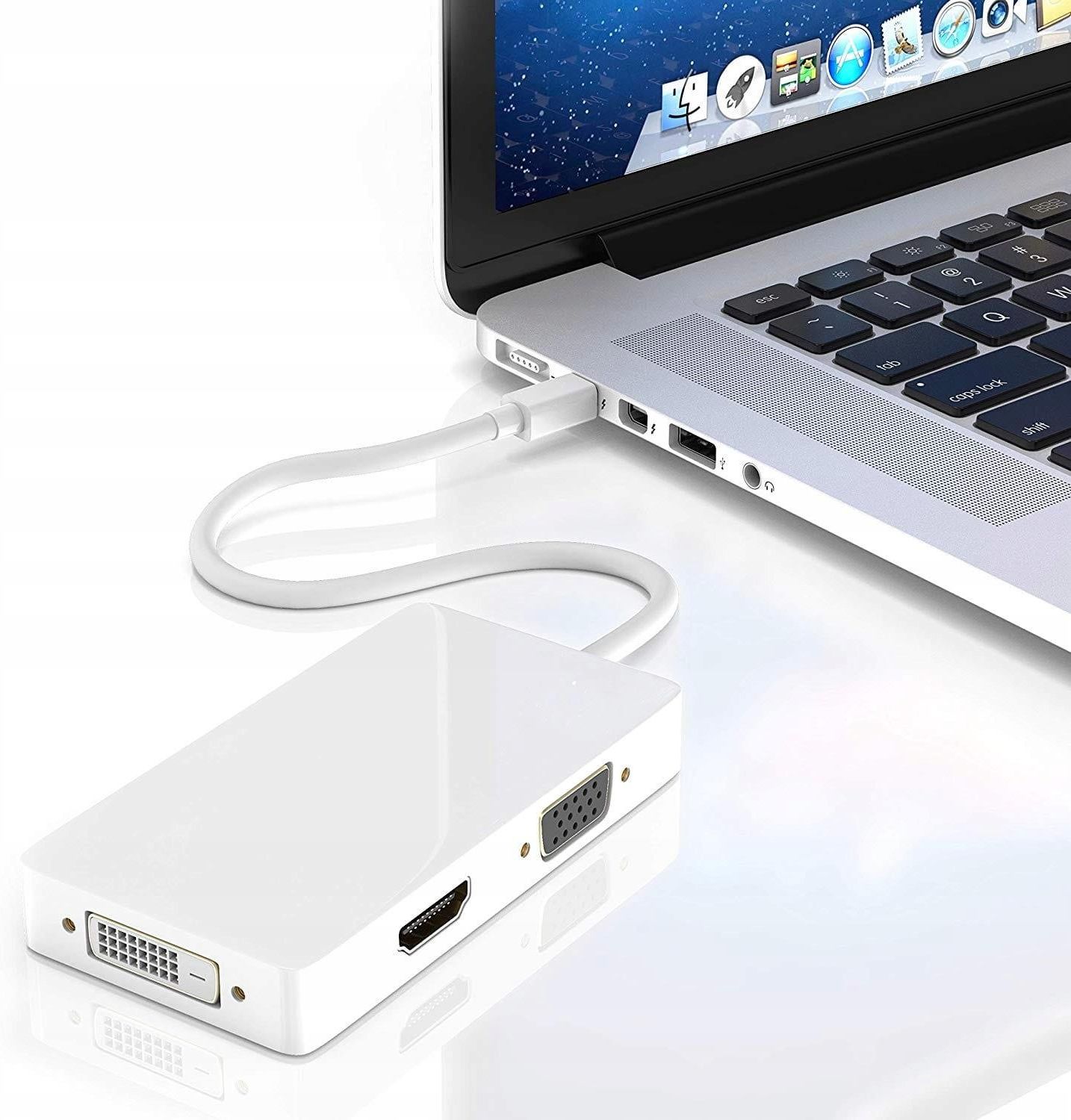 Swiatkabli Adapter Mini Dp Displayport Na Vga Dvi Hdmi - Opinie i ceny ...