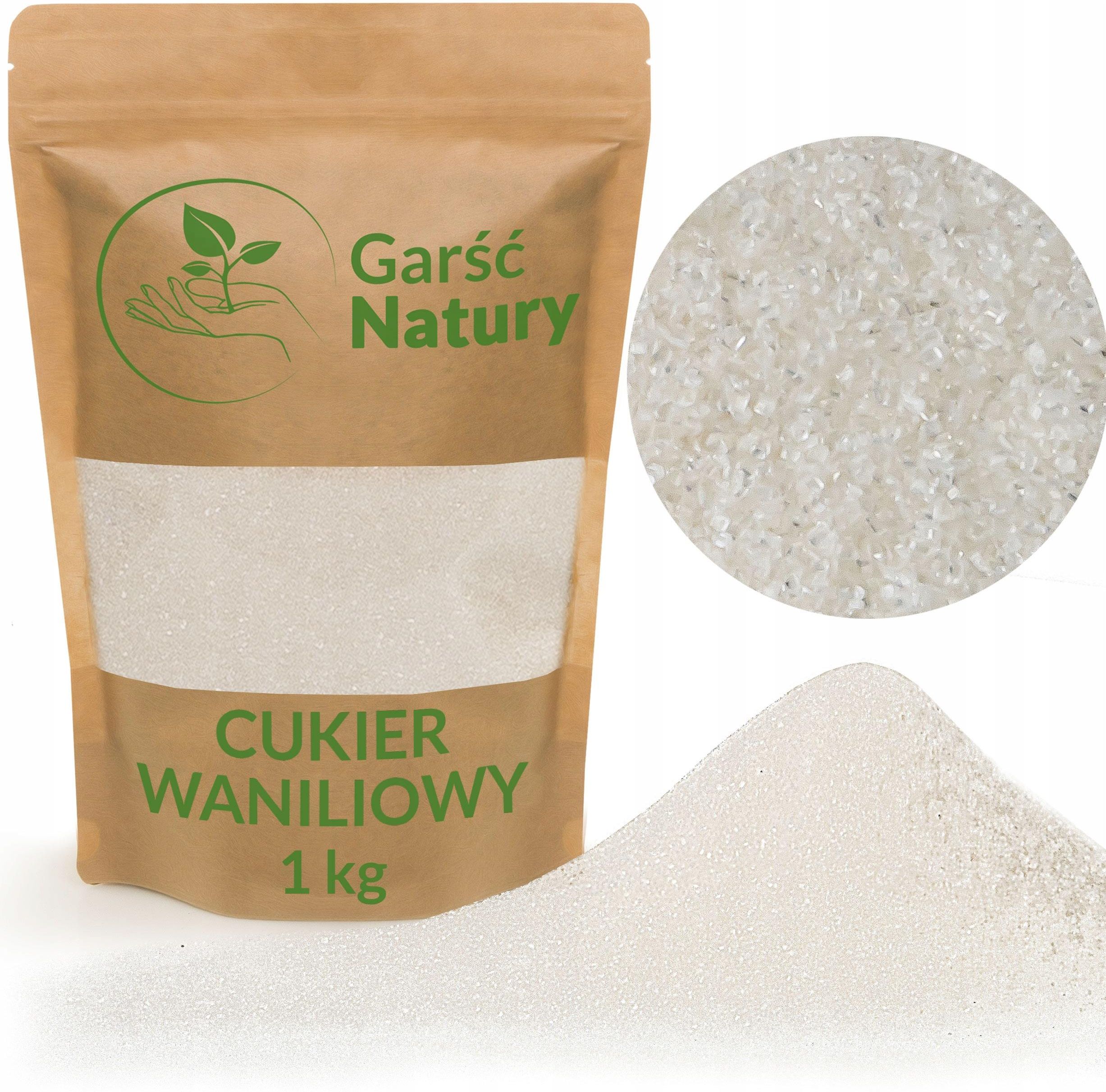 Garść Natury Cukier Waniliowy Prawdziwy Z Wanilią 1kg Do Ciast - Ceny i ...