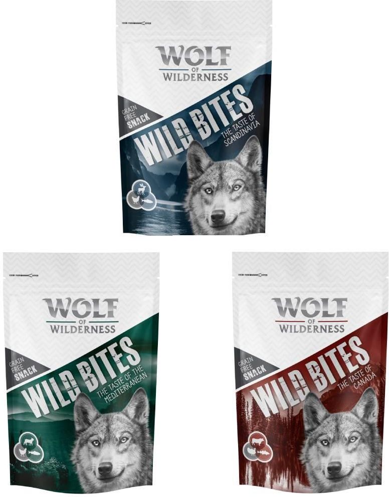 Karma Pakiet Mieszany Wolf Of Wilderness Snack Wild Bites Pakiet: The ...