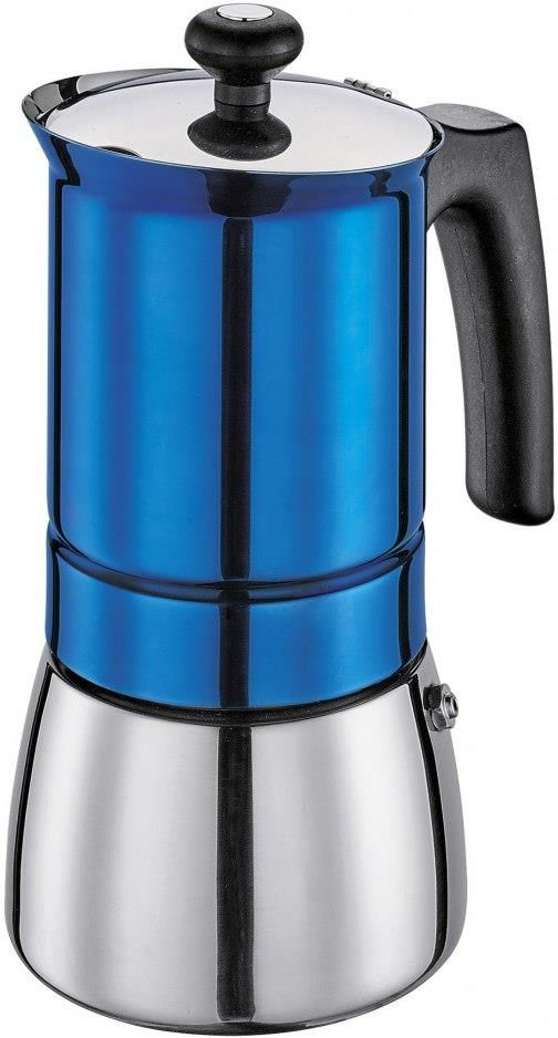 Kafeteria stalowa, śred. 10 x 20 cm, 6 filiżanek, niebieska Cilio ...