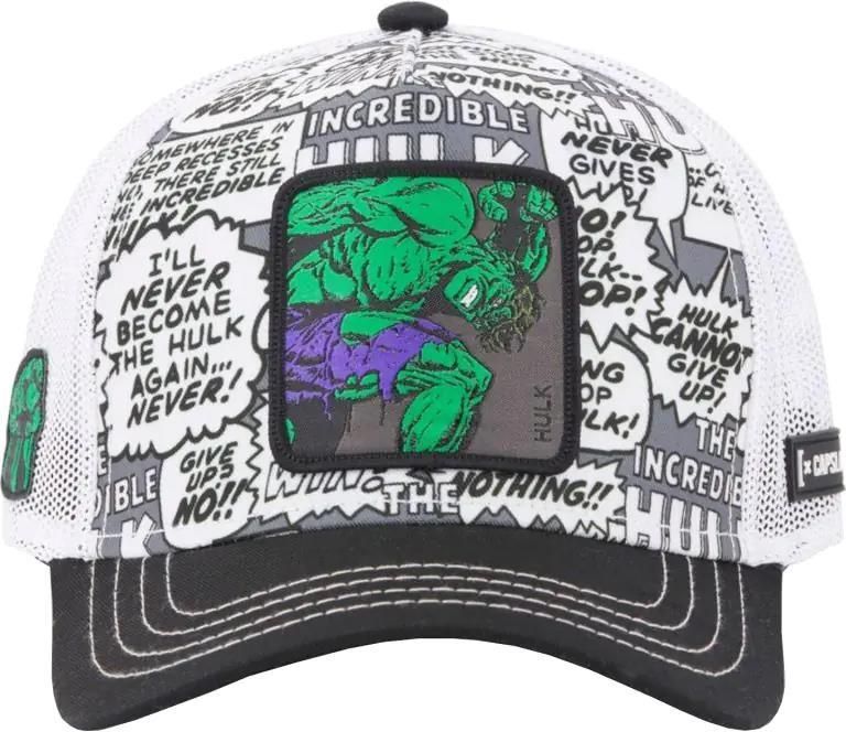 Czapka z daszkiem Capslab Marvel Trucker Hulk Cap CL-MAR3 (kolor Biały ...