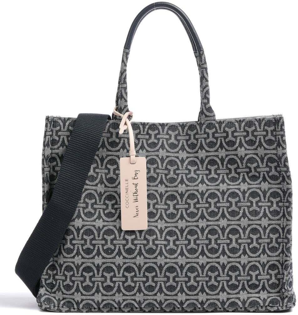 Coccinelle Never Without Bag Monogram Torba na zakupy navy - Ceny i ...