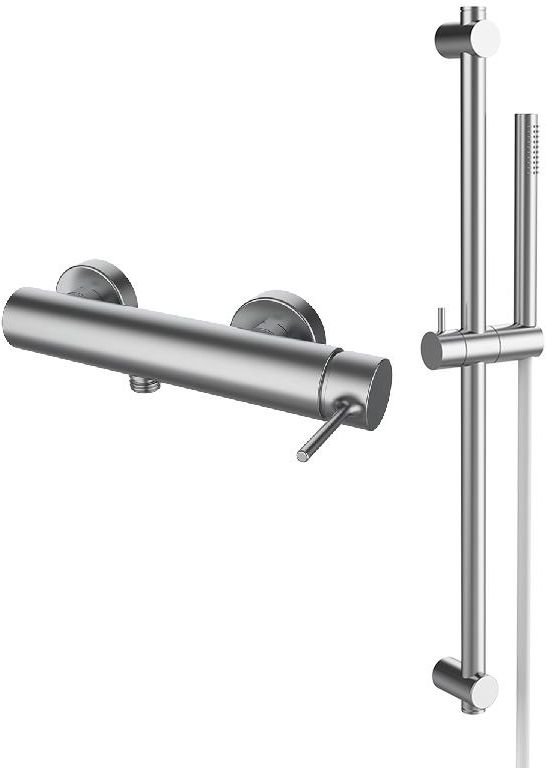 Zestaw prysznicowy Grb Mixers Time Inox 47326473 - Opinie i ceny na ...