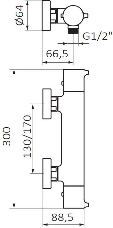 Zestaw prysznicowy Grb Mixers Time Male Inox 47316473 - Opinie i ceny ...