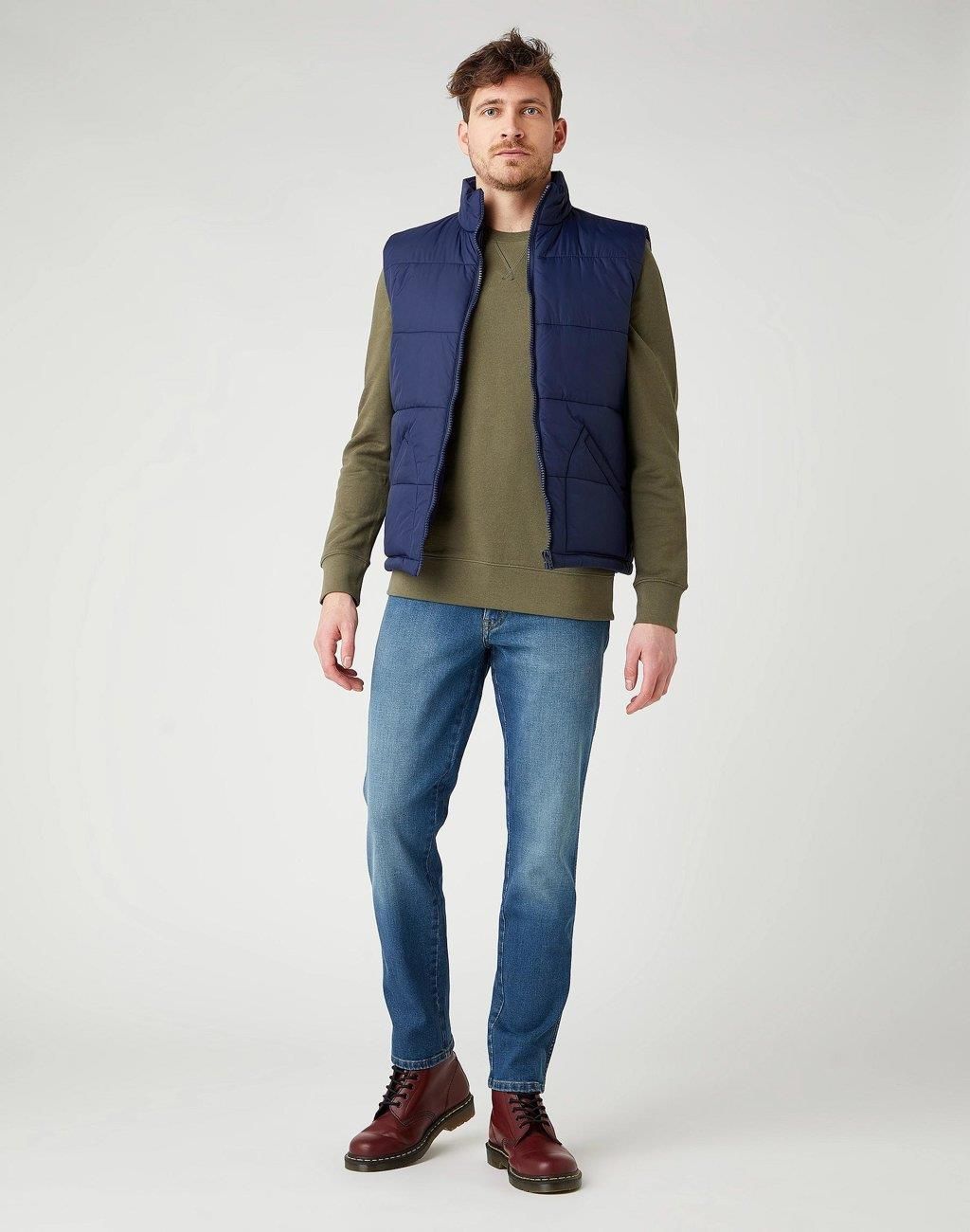 BLUZA MĘSKA WRANGLER SIGN OFF CREW IVY GREEN W6589HAIX - Ceny i opinie ...