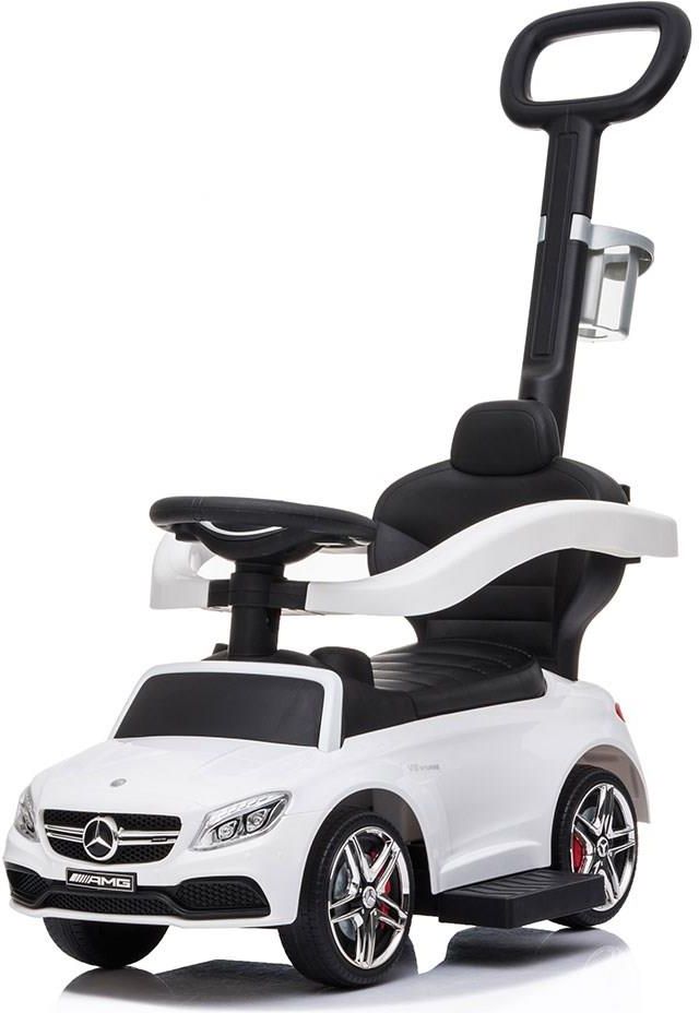 Baby Mix Dziecięcy Jeździk Z Rączką Mercedes Benz Amg C63 Coupe Biały ...