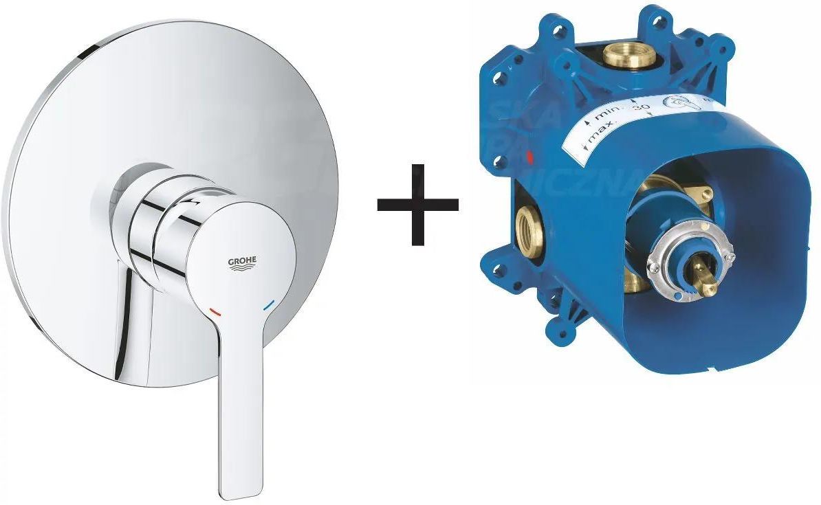 Zestaw prysznicowy Grohe Lineare 16296001 Rapido E 19296001+35501000 ...