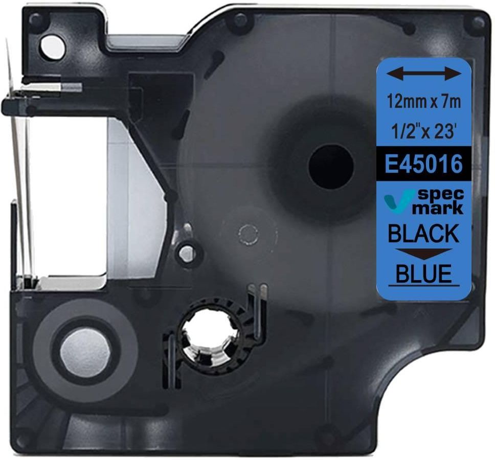 Taśma barwiąca Taśma Do Dymo Lm160 12Mm/7M Niebieska Czarny (45016 ...