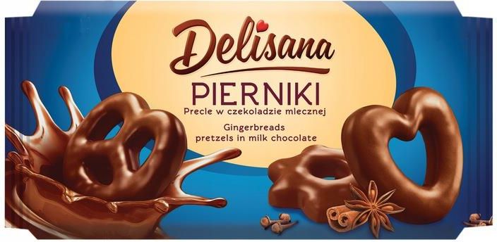 Delisana Pierniki Precle W Czekoladzie 400g - Ceny i opinie - Ceneo.pl