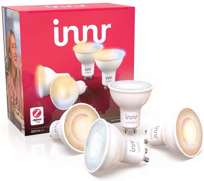 Innr Smart Spot Comfort Gu10, Led Lamp (4-Pack, Replaces 68 Watt ...