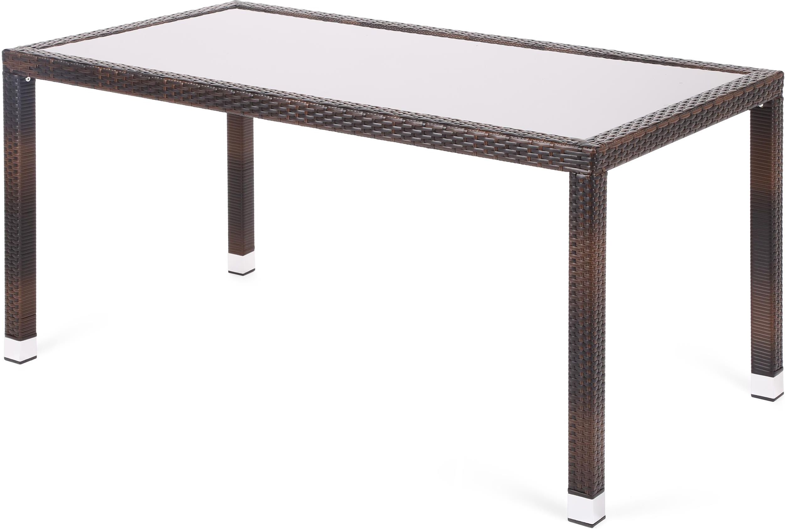 Stół ogrodowy Stół Ogrodowy Technorattanowy Doris Basic Brown - Ceny i ...