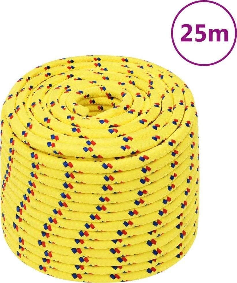 VidaXL Linka Żeglarska Żółta 14mm 25m Polipropylen 152621 - Opinie i ...