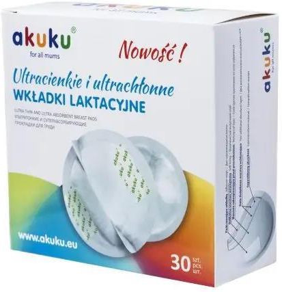 Akuku Wkładki Laktacyjne Ultracienki - Ceny i opinie - Ceneo.pl