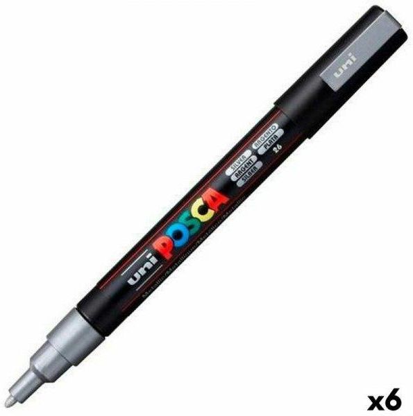 Posca Marker Pc-3M Srebro 6 Sztuk - Ceny i opinie - Ceneo.pl