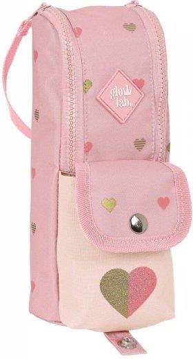 Glow Lab Torba szkolna Hearts Różowy 6x21x6cm - Ceny i opinie - Ceneo.pl