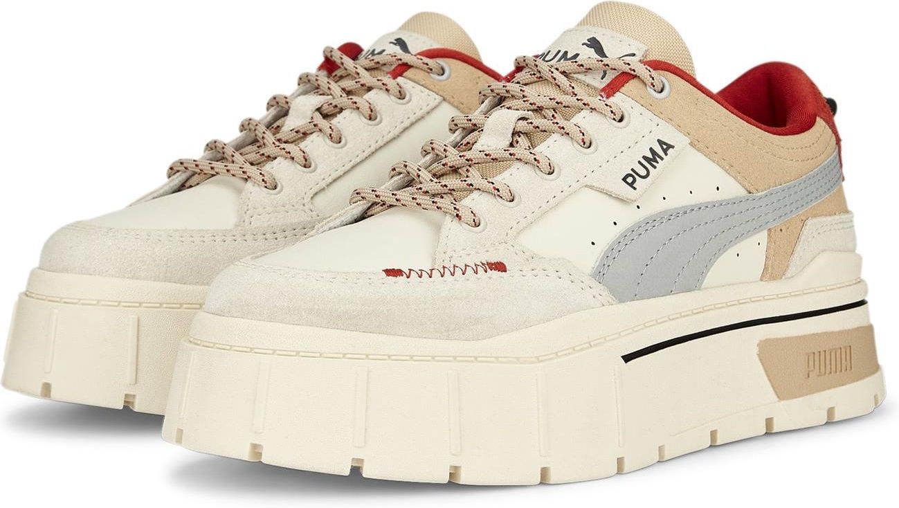 BUTY SPORTOWE DAMSKIE PUMA MAYZE STACK RETRO GRADE BEŻOWE 38645001 ...