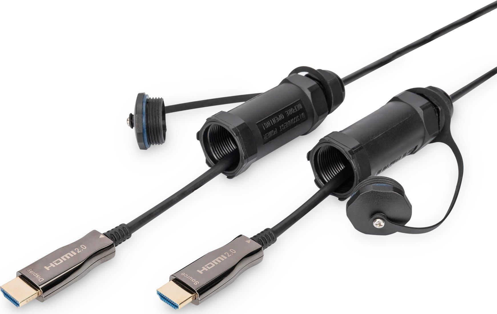 Digitus Hdmi Aoc St/St Ip68 4K 15M czarny (AK330130150S) - Opinie i ...