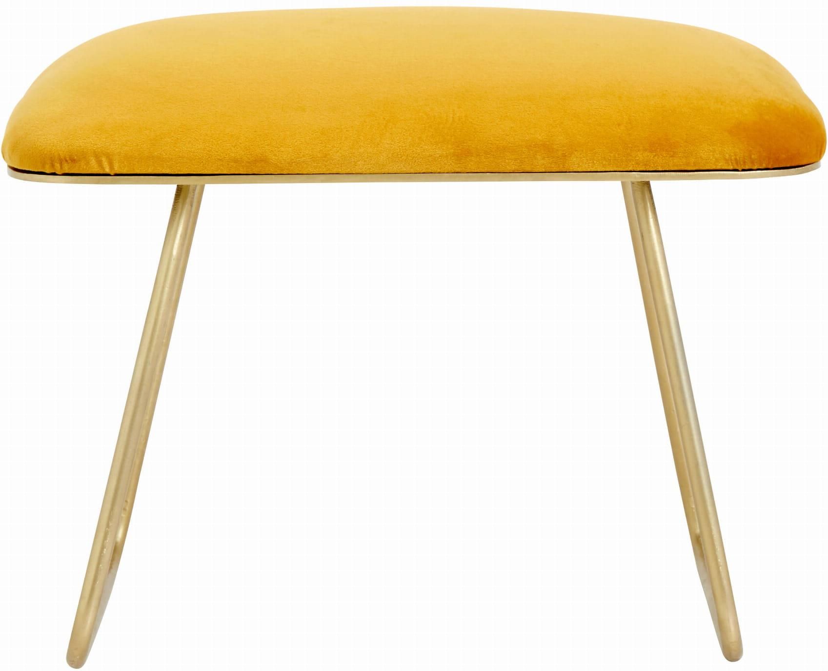 Nordal Bihome Taboret Warm Żółty Aksamit - Opinie i atrakcyjne ceny na ...