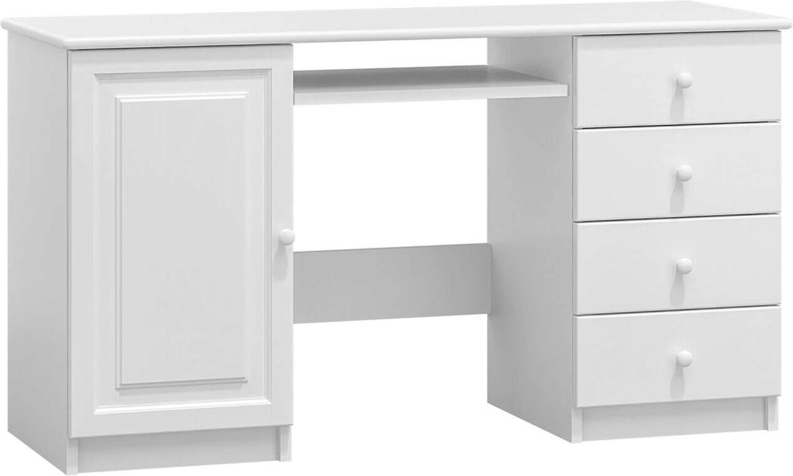 Biurko Drewniane Conrado Głębokość 48Cm Białe - Ceny i opinie - Ceneo.pl