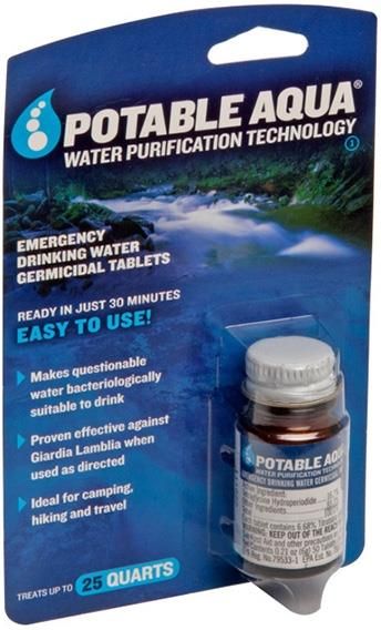 Potable Aqua Us Tabletki Oczyszczające Wodę 50Tabl W Opakowaniu - Ceny ...