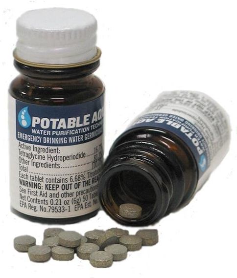 Potable Aqua Us Tabletki Oczyszczające Wodę 50Tabl W Opakowaniu - Ceny ...