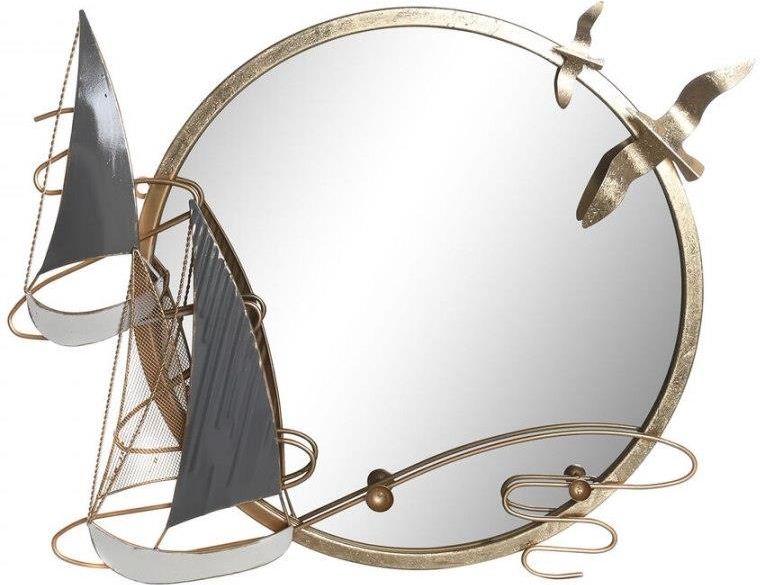 Dkd Home Decor Emaga Lustro Ścienne Złoty Metal (64X5X54 Cm) 638990 - Opinie i atrakcyjne ceny ...