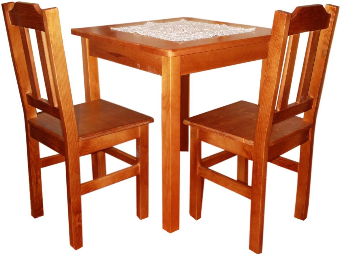 Stół Sosnowy Kwadratowy 70X70 Kolor Olch 9326 - Opinie i atrakcyjne ...