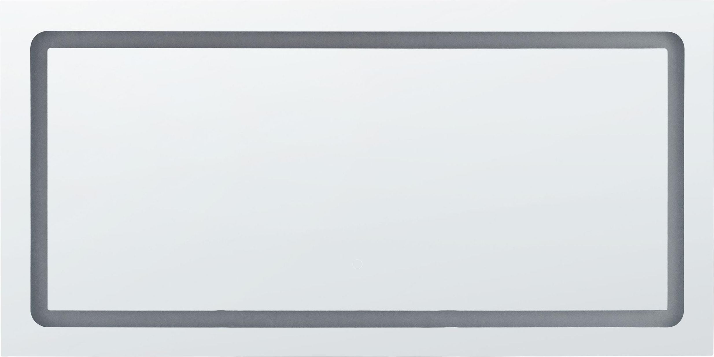 Beliani Lustro Prostokątne 120X60 Cm Ścienne Łazienkowe Z Led ...