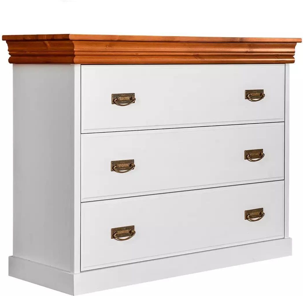 Komoda Biała Bejca Toskania 3S 19507 - Opinie i atrakcyjne ceny na Ceneo.pl