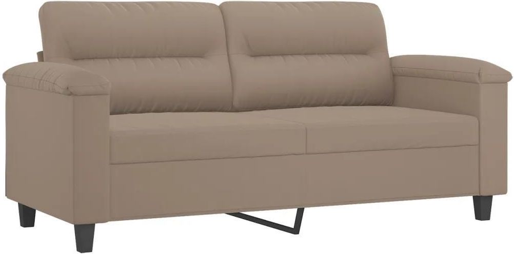 Vidaxl Sofa 2 Osobowa Taupe 140 Cm Tapicerowana Mikrofibrą 13452-349221 ...