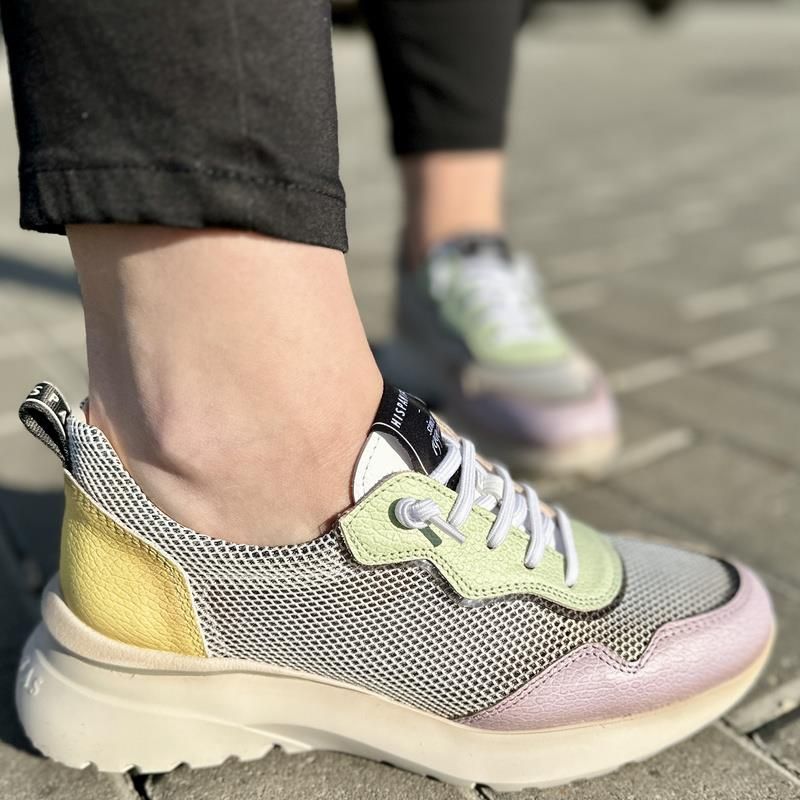 Hiszpańskie sneakersy z siateczką - HISPANITAS CHV232594 PASTELOWE ...