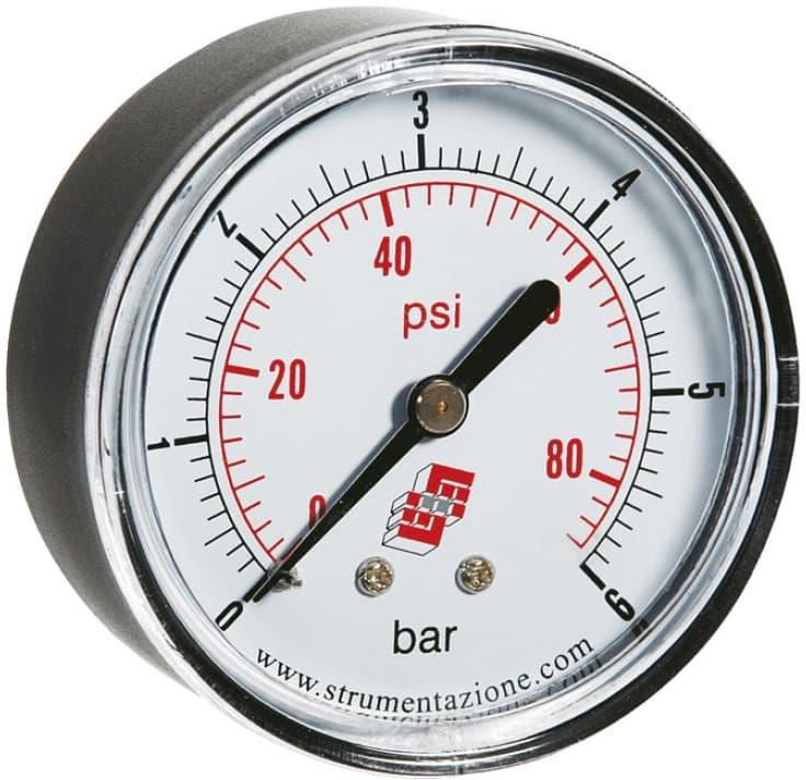 Pneumat System Manometr Standardowy Z Przyłączem Tylnym Śr 40Mm 0-4Bar ...