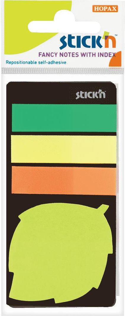 Hopax Stick'N Fancy Notes With Index Zakładki Indeksujące Z Karteczkami ...