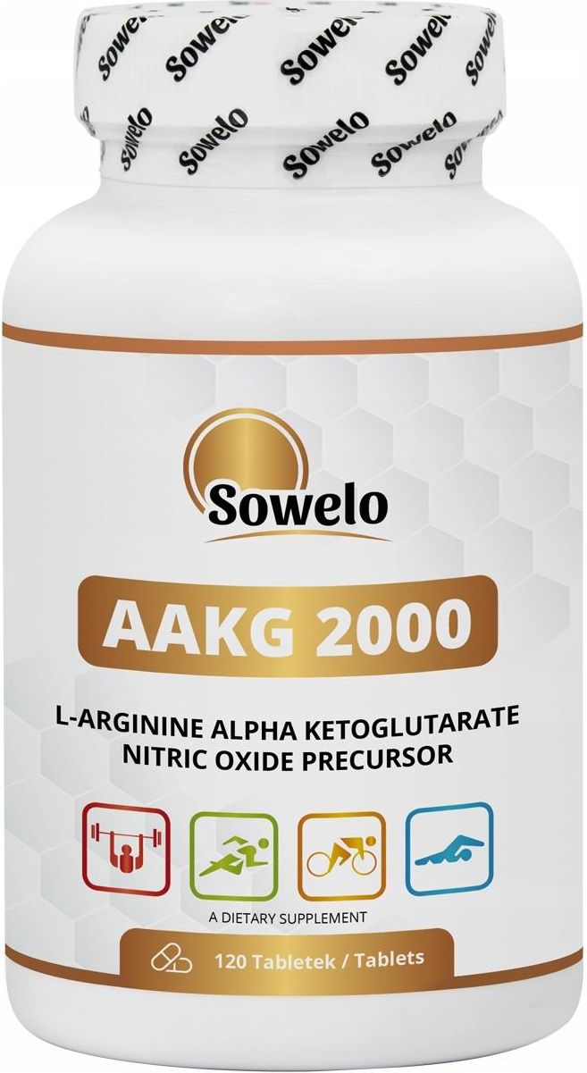 Sowelo Aakg 1000mg 120caps - Ceny i opinie - Ceneo.pl