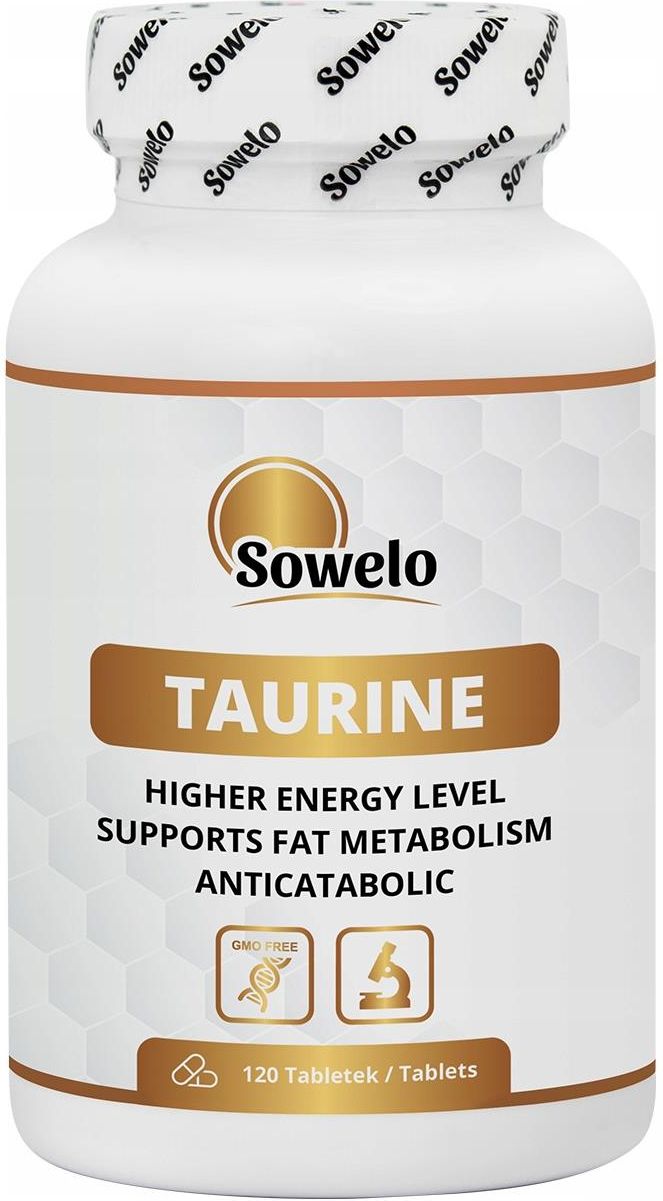 Sowelo Taurine 750mg 120tab - Tauryna - ceny i opinie - Ceneo.pl