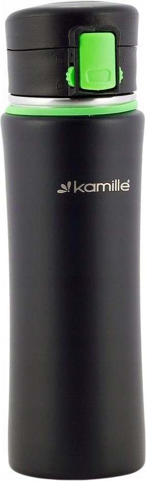 Kamille Kubek Termiczny Termos Butelka Bidon 500ml Czarny - Ceny i opinie - Ceneo.pl