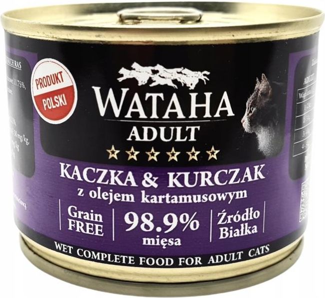 Karma Wataha Karma Mokra Dla Kota Dorosłego Kaczka Kurczak 200G - Ceny ...