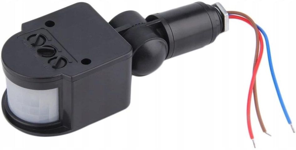 Berge Czujnik Ruchu Led Pir Ip44 Do Oświetlenia Czarny 4070 - Opinie i ...