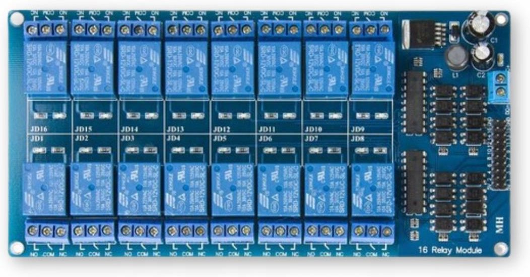 Mikrobot Moduł 16-Kanałowy 12V 10A Przekaźnik Optoizolacja - Opinie i ceny na Ceneo.pl