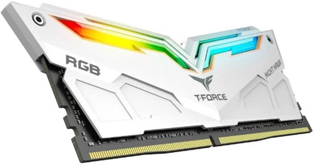 Pamięć RAM Team Group T-Force Night Hawk Rgb White Ddr4 16Gb 3200Mhz ...