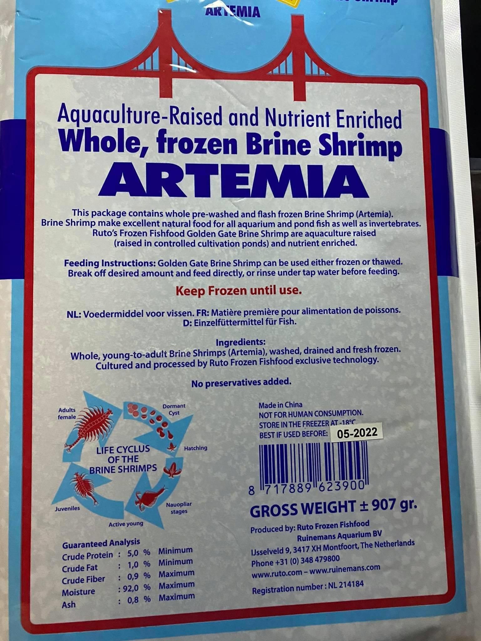 Artemia Golden Gate Mrożona Premium 907G - Ceny i opinie - Ceneo.pl