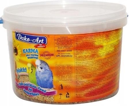 Dako-Art Dako Art Makki Karma Jedzenie Dla Papug Falistych 10L - Ceny i ...