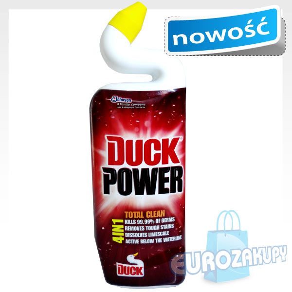 Duck Power 4w1 Total Clean Płyn do Czyszczenia WC, 750ml IMPORT ...