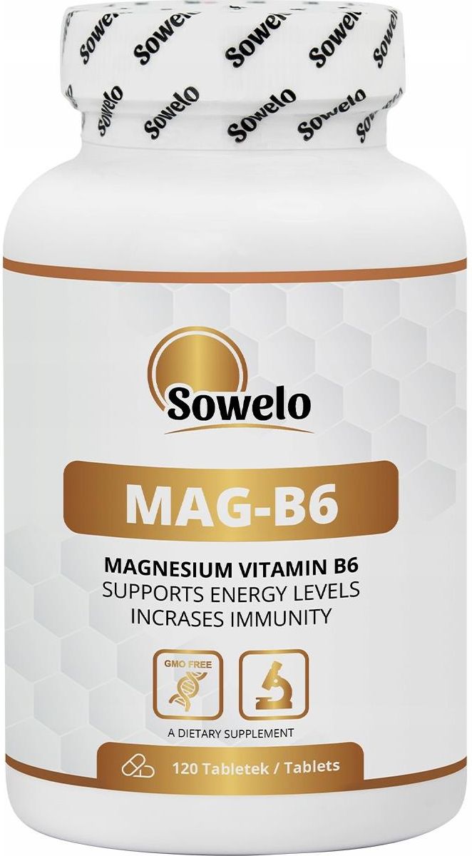 Tabletki Sowelo Magnez + Witamina B6 120szt. - Opinie i ceny na Ceneo.pl