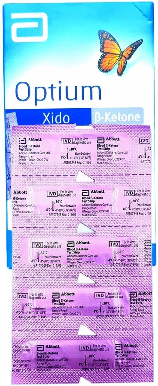 Abbott Laboratories Paski Keto Do Optium Xido Neo Ketone 5Szt. - Opinie ...
