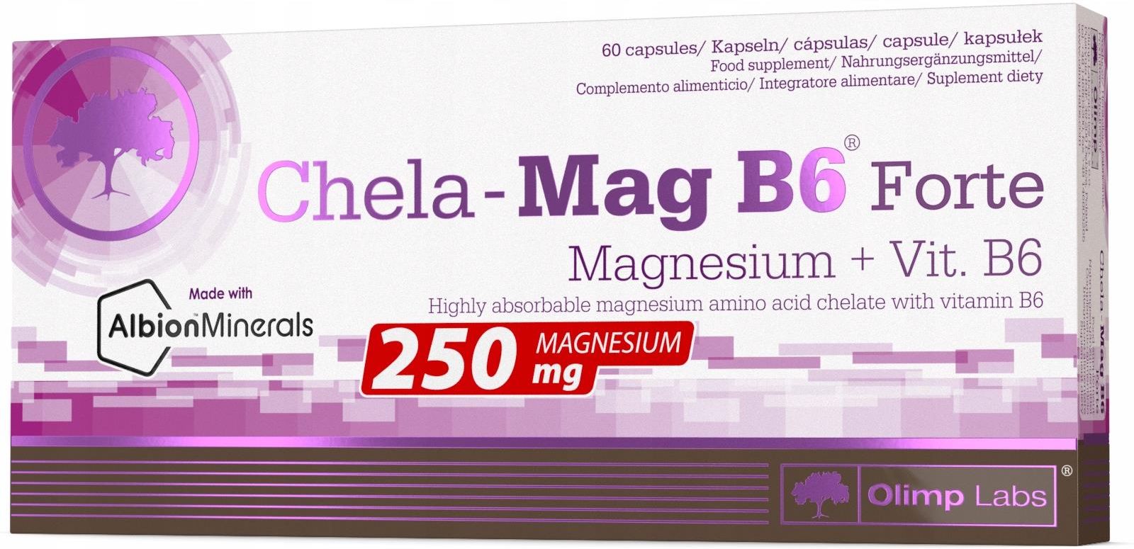 Olimp Chela Mag B6 Forte 2x60Kaps - Opinie i ceny na Ceneo.pl